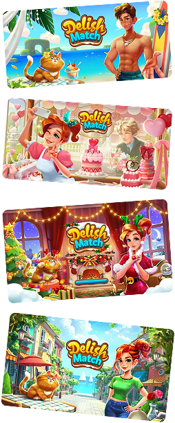 Delish Match: Match3 & Design – Build, Decorate, and Serve