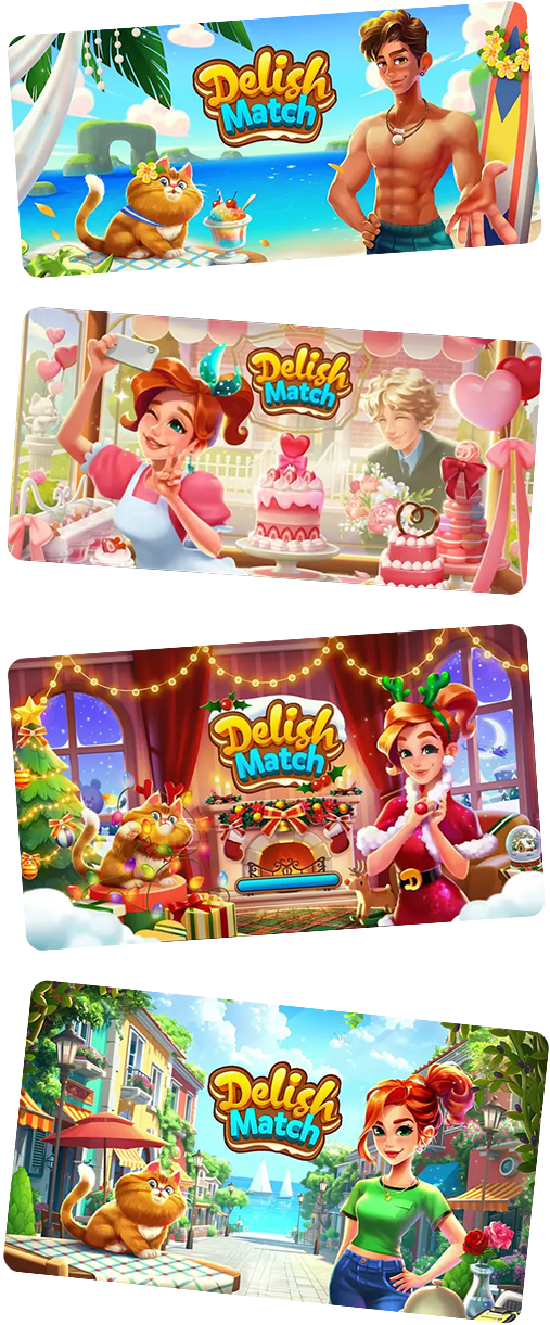 Delish Match: Match3 & Design – Build, Decorate, and Serve